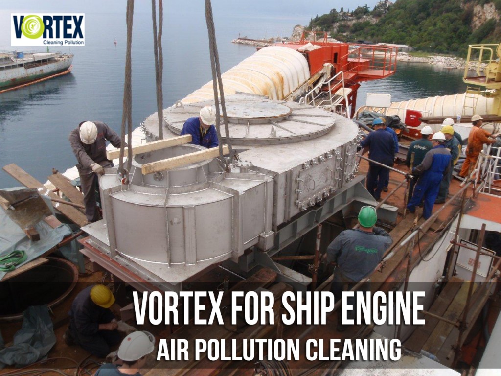 vortex for ship engine - air pollution cleaning - Vortex Systems